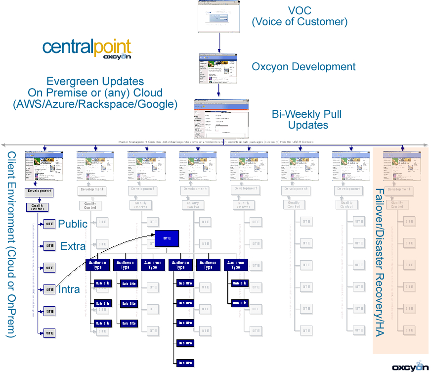 Centralpoint Architectural Diagram | Oxcyon